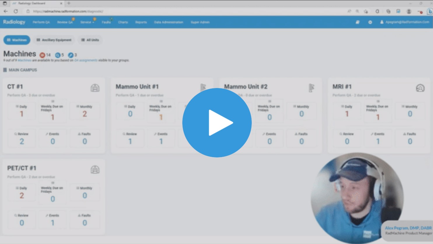 RadMachine: Automated Machine QC
