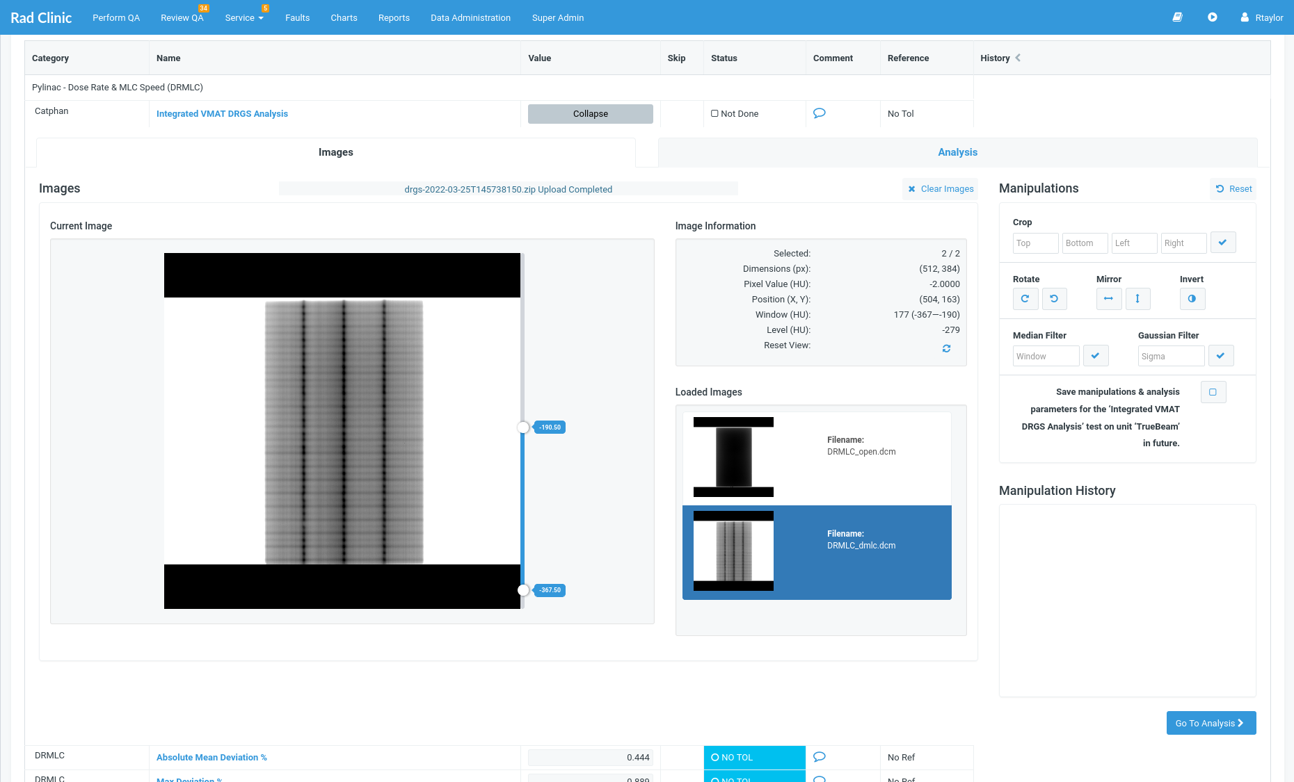 RadMachine: All your Machine QA data - streamlined